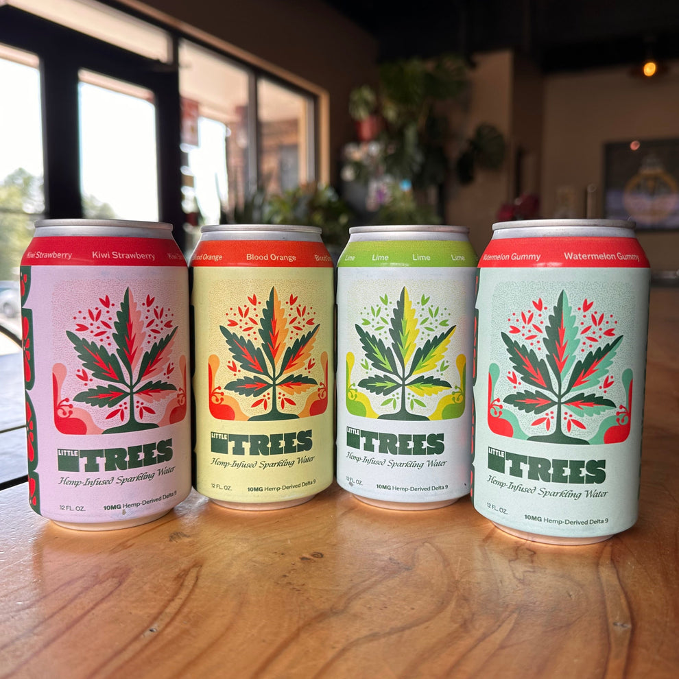 4-Pack Flavor Sampler - Little Trees Hemp-Derived THC Sparkling Waters ...